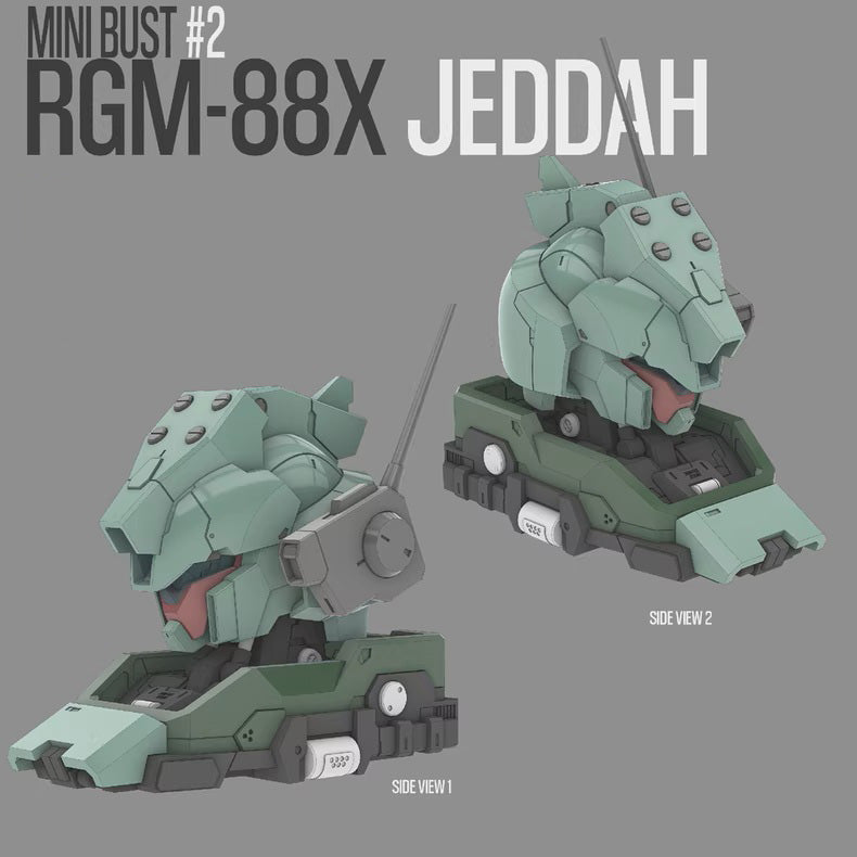 Gundam Jeddah Bust 3D Stl Files, 3D Printable Model with Assembly Inst ...