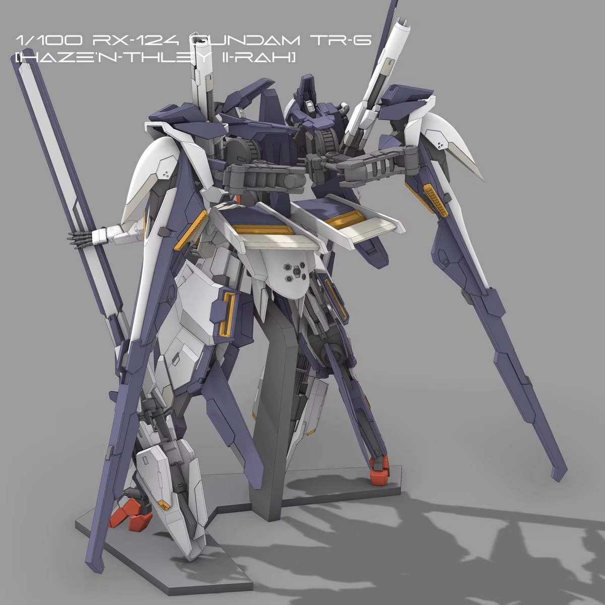 Gundam TR-6 Haze'n-thley II-Rah 3D Stl Files, 1/100 3D Printable Statu ...